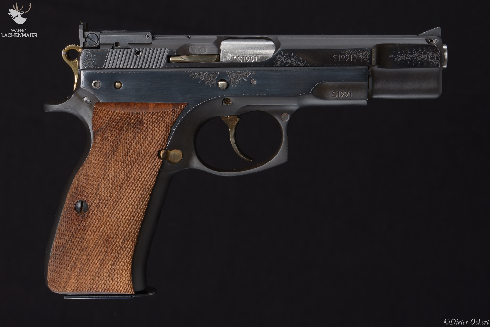 CZ Model 75 Jägerpistole graviert Kaliber 9mmLuger - eGun