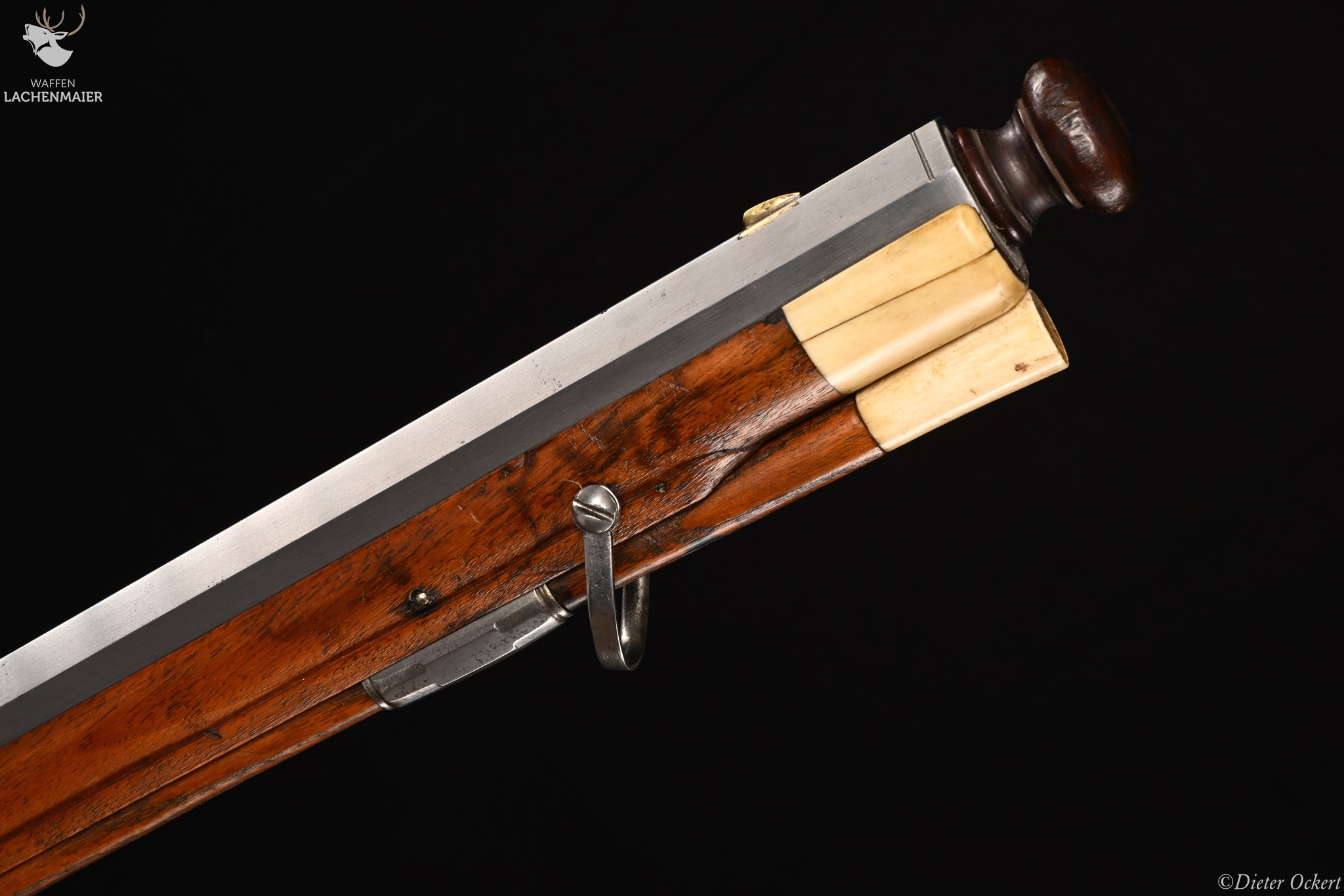 Johann Erdmann Schnitzel / Dessau Steinschlossbüchse Kaliver ca. 17mm ...