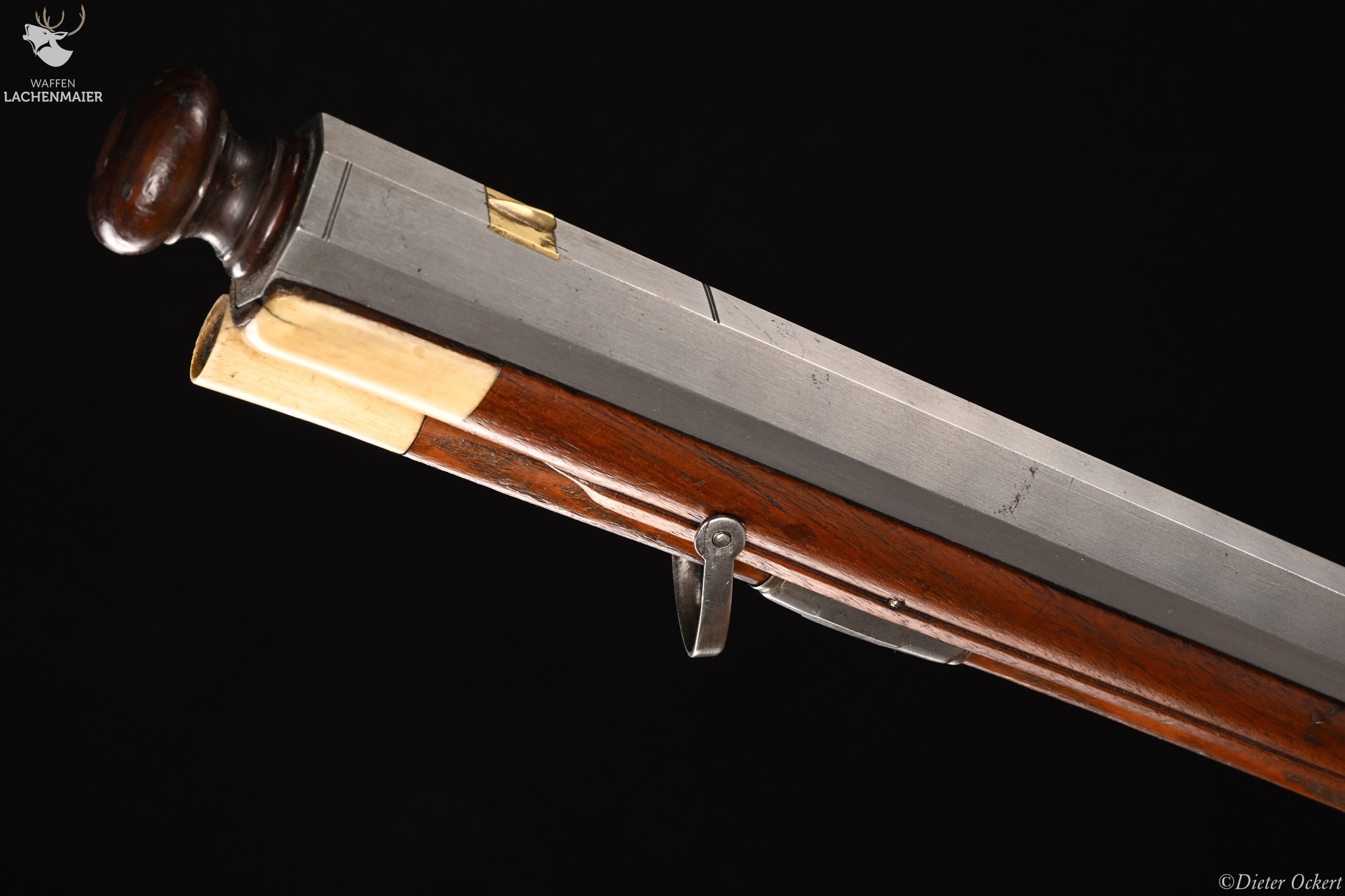Johann Erdmann Schnitzel / Dessau Steinschlossbüchse Kaliver ca. 17mm ...